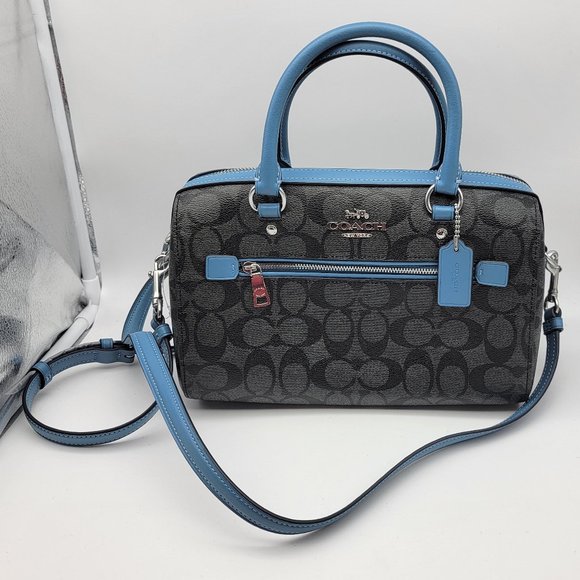Coach | Bags | Coach Rowan Satchel Signature Canvas 8367 | Poshmark